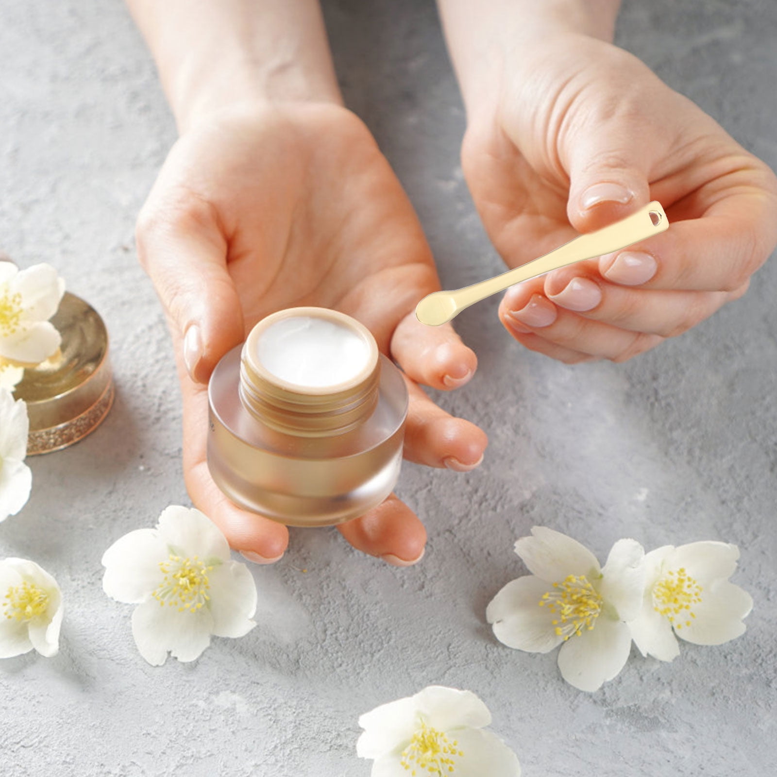 HOMOBABE 6Pcs Mini Metal Spoons For Travel Convenience Reduce Mess Keep ...