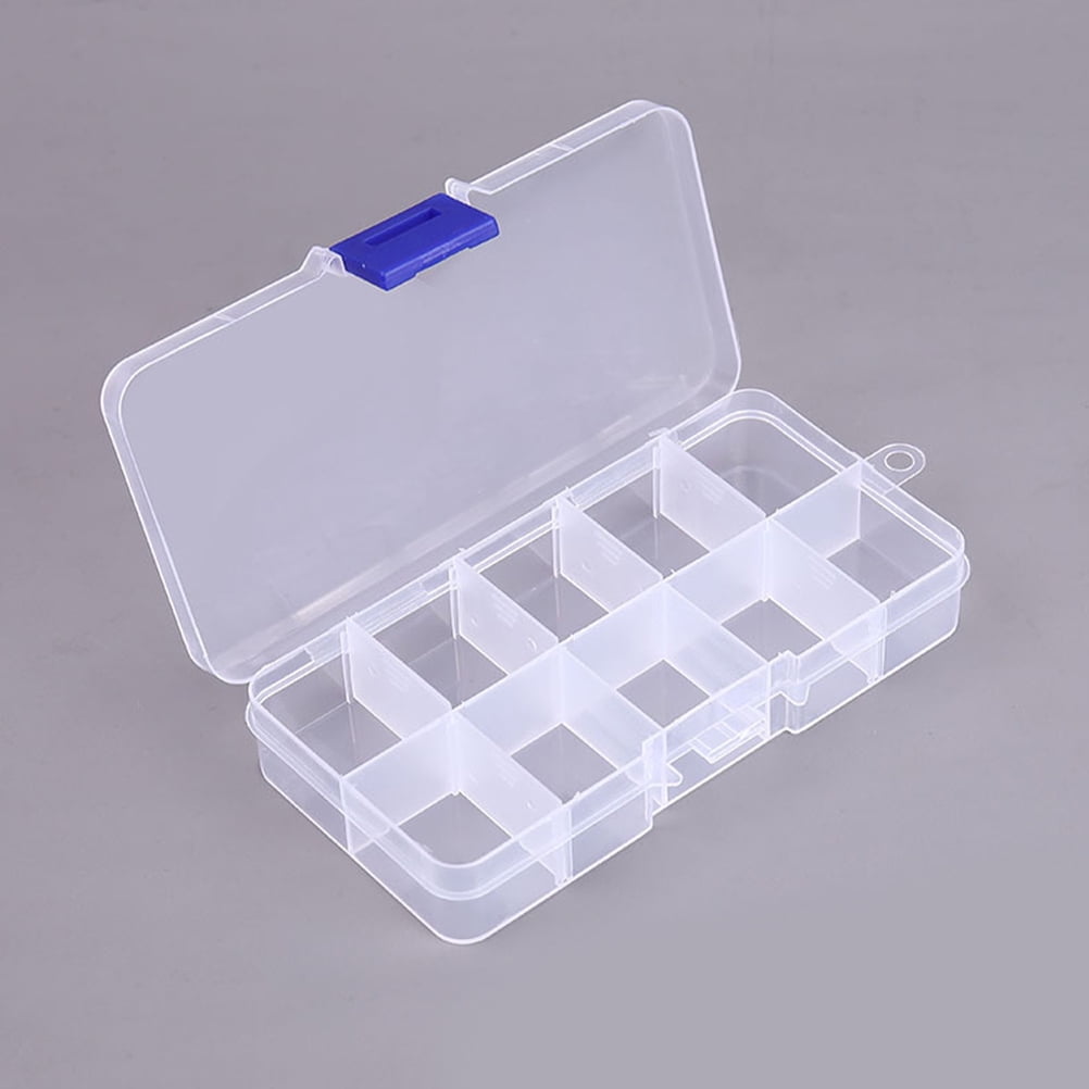 HOMOBABE 6Pcs PP Material Organizer Box with Adjustable Compartments ...