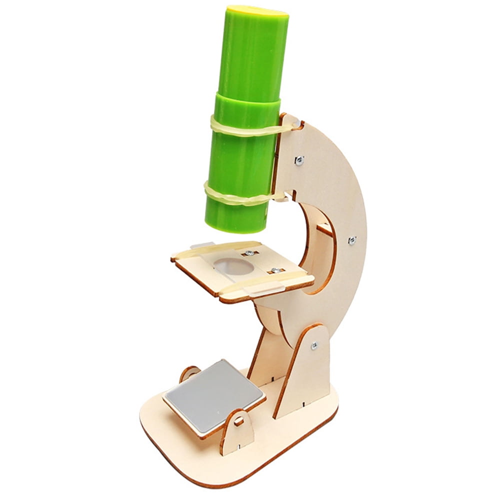 HOMOBABE Microscope Toys 1 Set for Children with Adjustable Lens ...