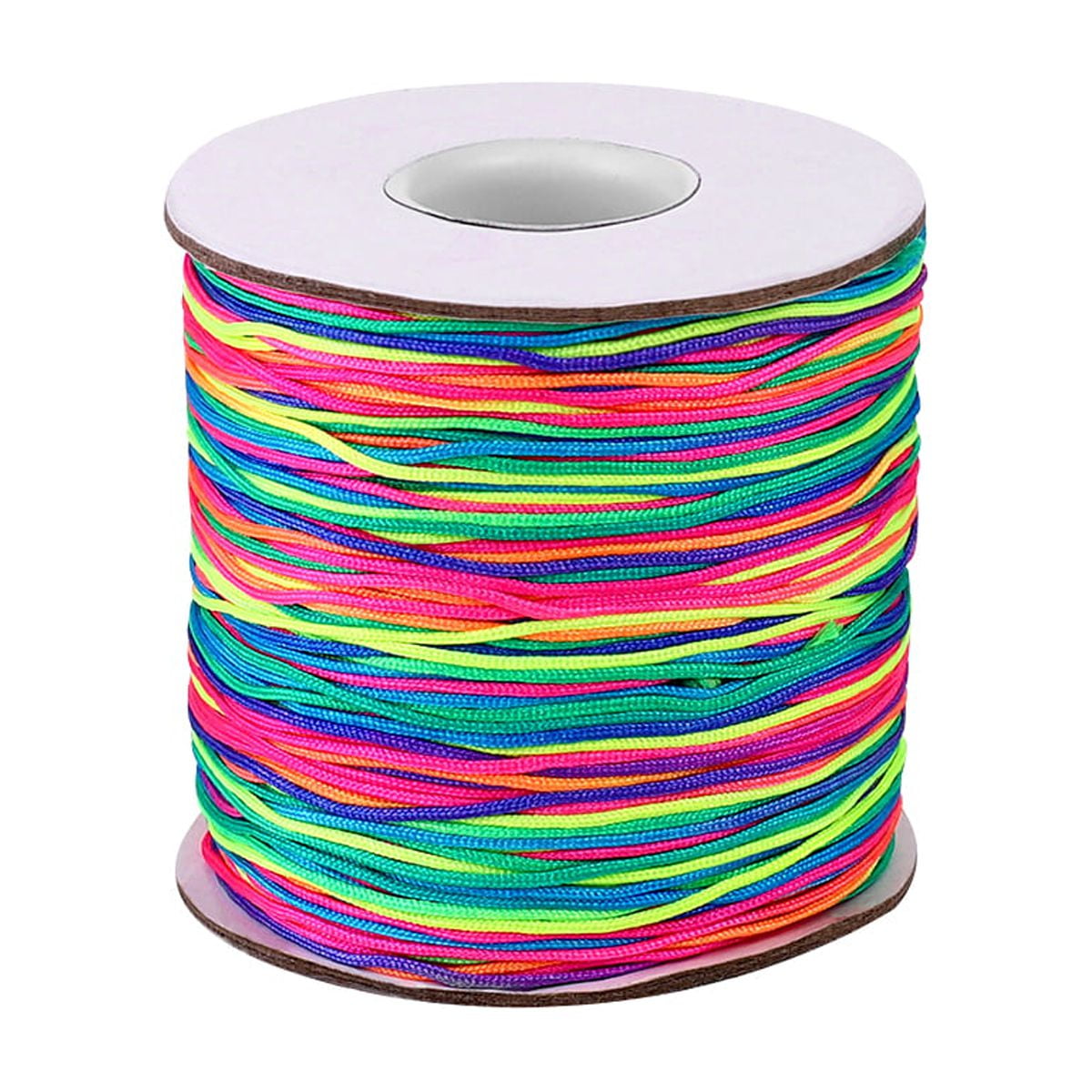 HOMOBABE Multicolor Beading Cord for Jewelry Making Strong Polyester ...