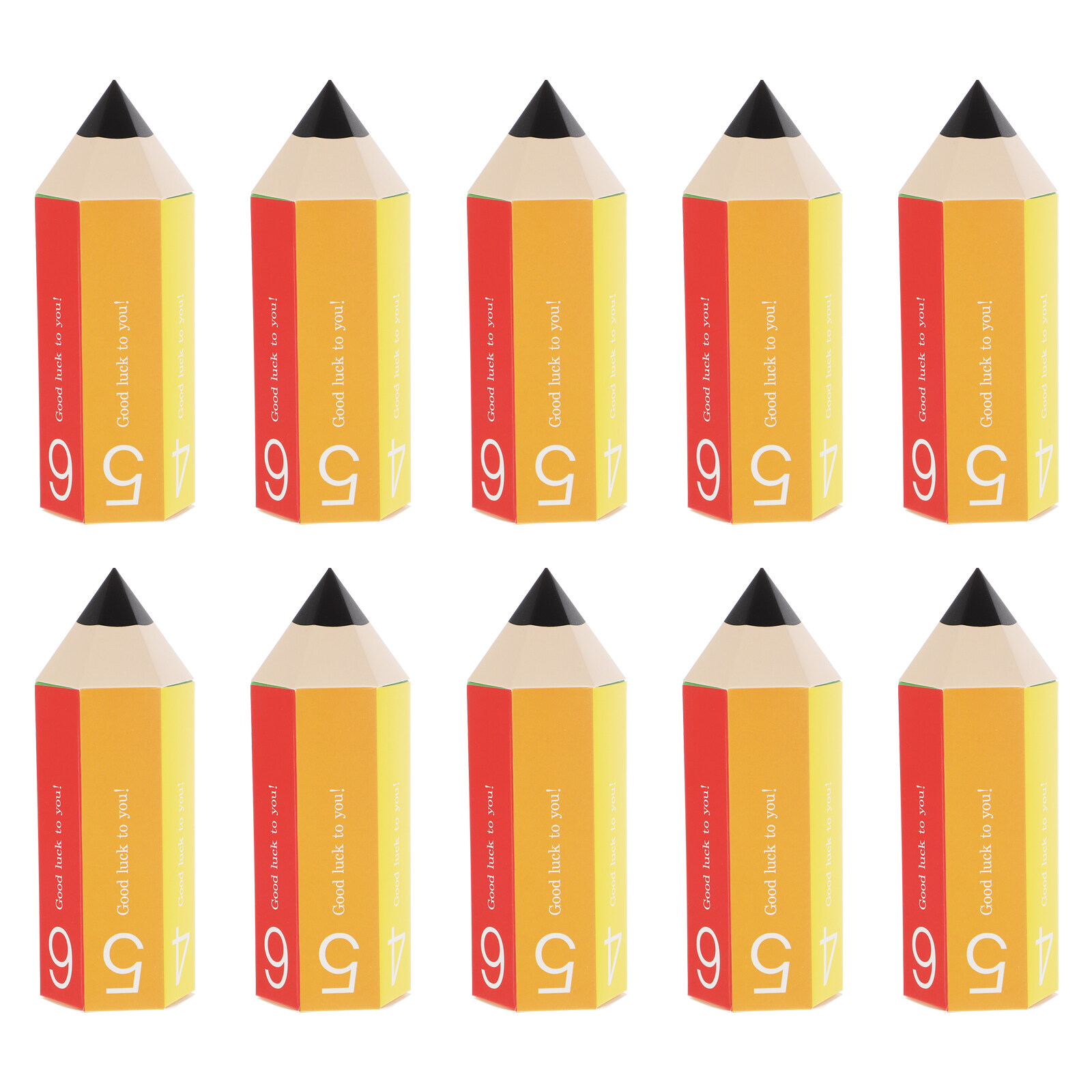 HOMOBABE Pencil Shaped Candy Boxes Paper 20Pack 6.1x2.2x2.0in For Kids ...