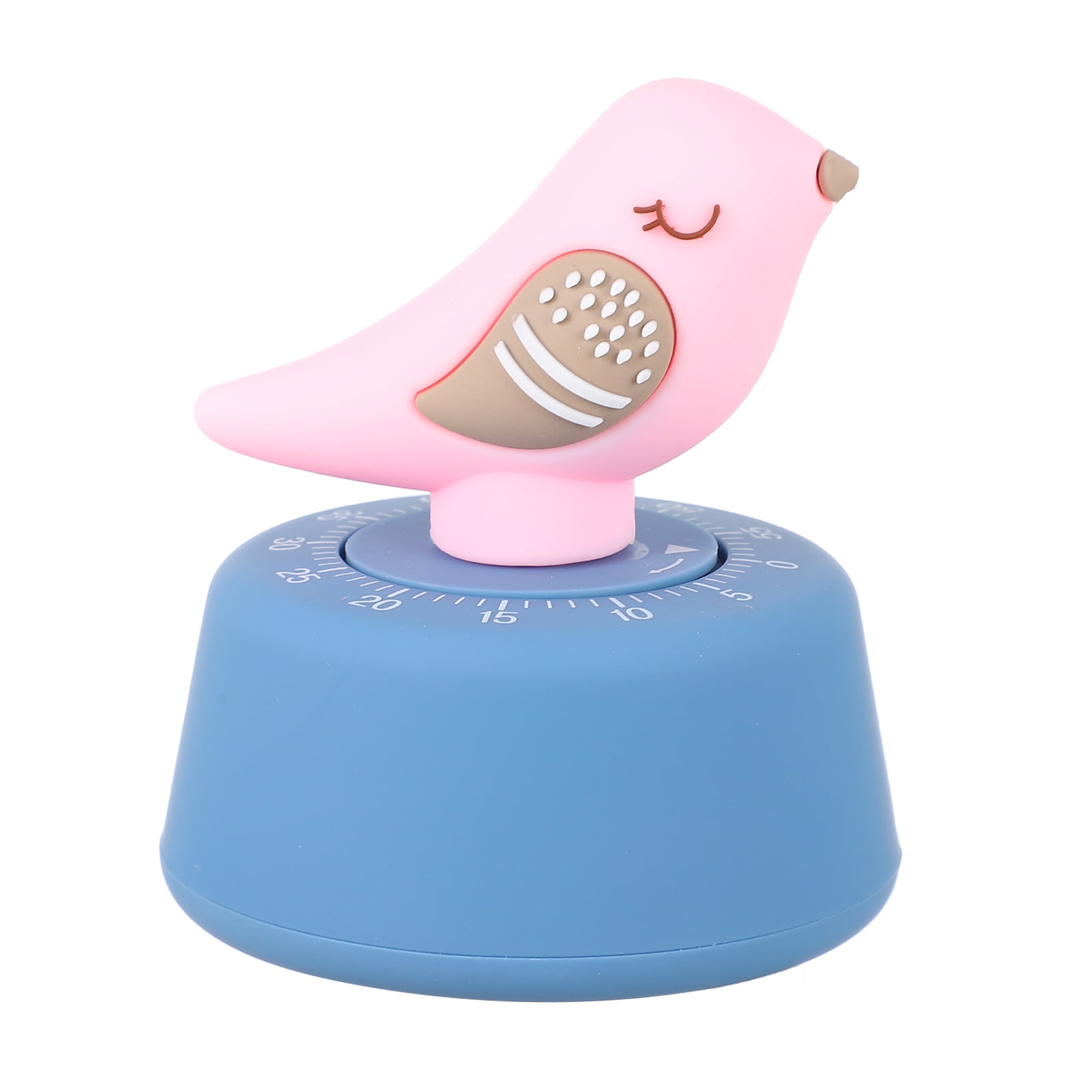 HOMOBABE Portable Table Top Timers 1Pack Pink Cartoon Bird Shape For ...