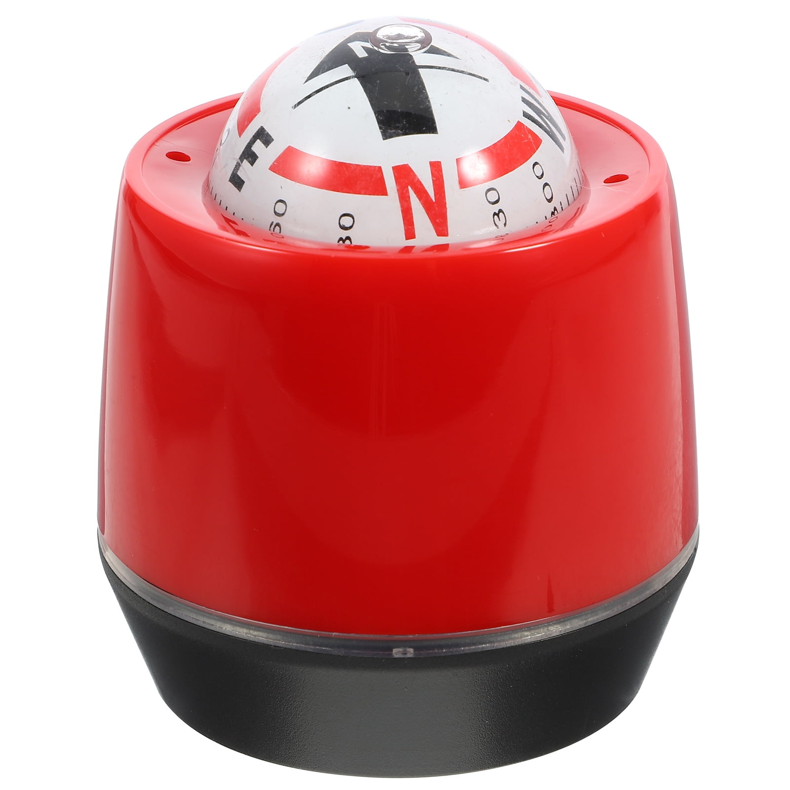 HOMOBABE Round Plastic Compass Ball for Car Navigation 1Pack 6.3x7x3 ...