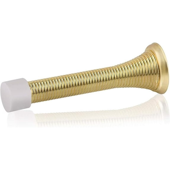 HOMOTEK 12 Pack Black Spring Door Stops,3-1/8" Heavy Duty - Flexible ...