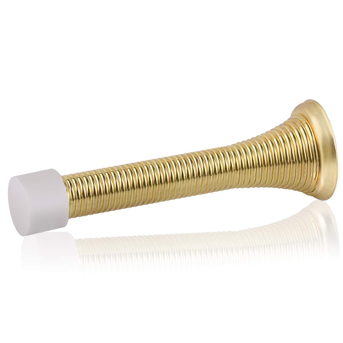 HOMOTEK 30 Pack Spring Door Stopper with Rubber Bumper 3-1/8" Flexible ...