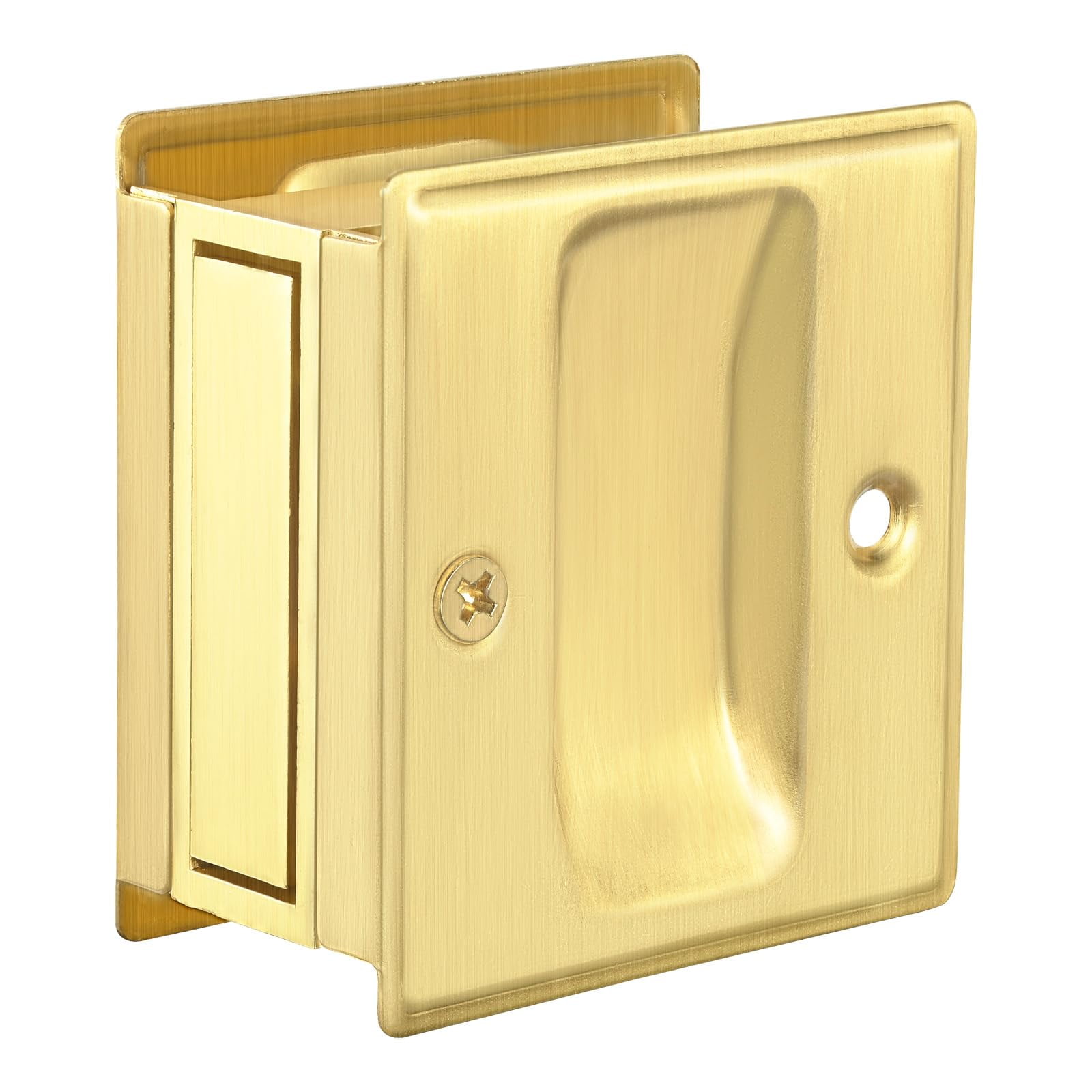HOMOTEK 4 Pack Privacy Pocket Door Pull Without Plate - Replace Old Or ...
