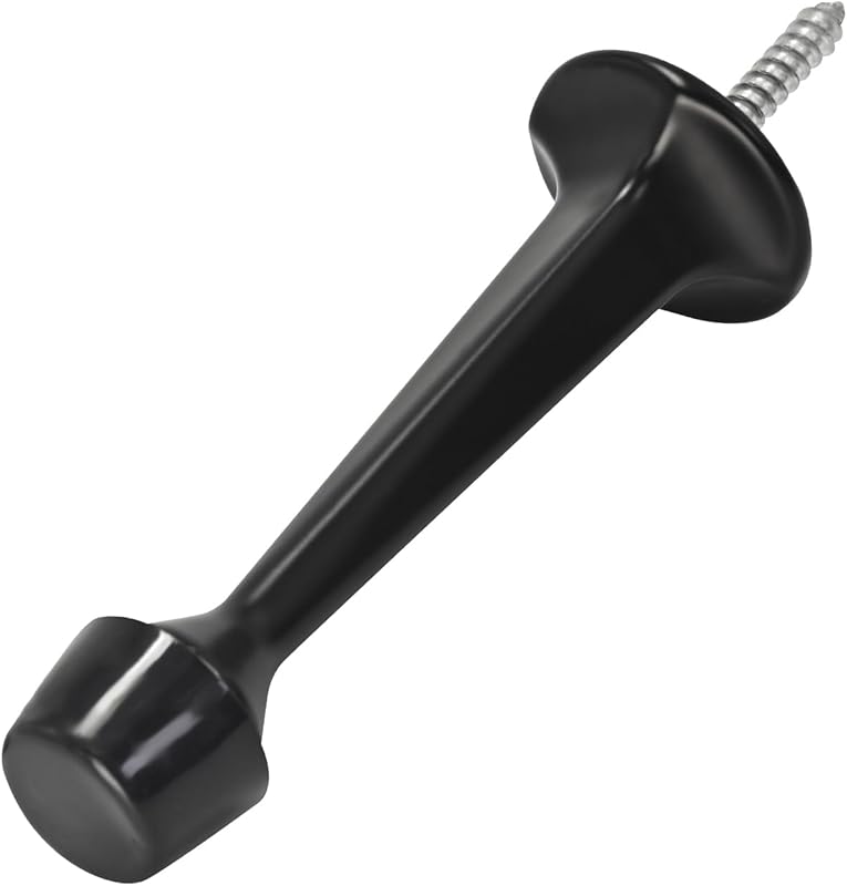 HOMOTEK 8 Pack Heavy Duty Solid Rigid Door Stop with Soft Rubber Tip ...
