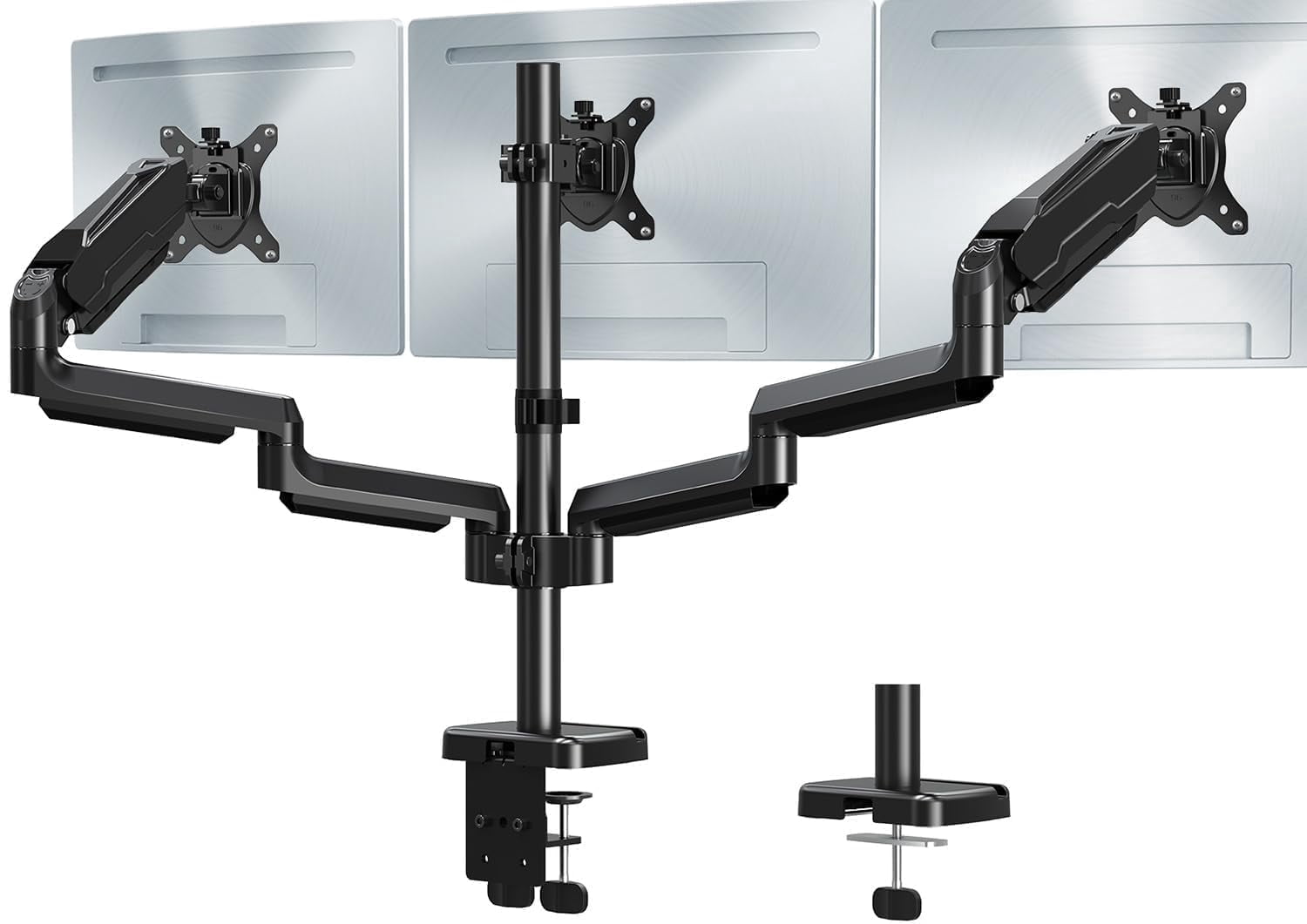 HOMOUNT Triple Monitor Mount for 3 Screens up to 32 Inch, Full Motion ...