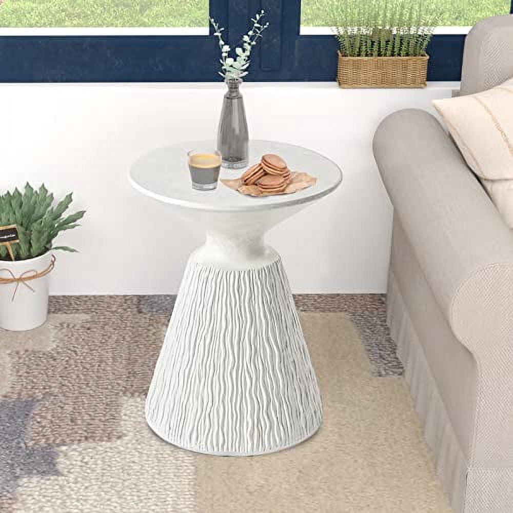 HOMPUS Outdoor Concrete Side Table Mushroom Shaped Cute Morden End ...