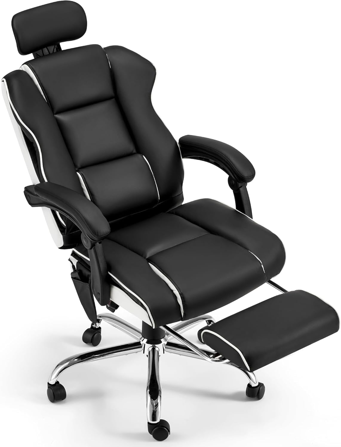 HOMREST 6-Point Massage Office Chair with Heat, Executive Office Chair ...