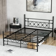 Maenizi 10 Inch King Bed Frame No Box Spring Needed, Heavy Duty Metal ...