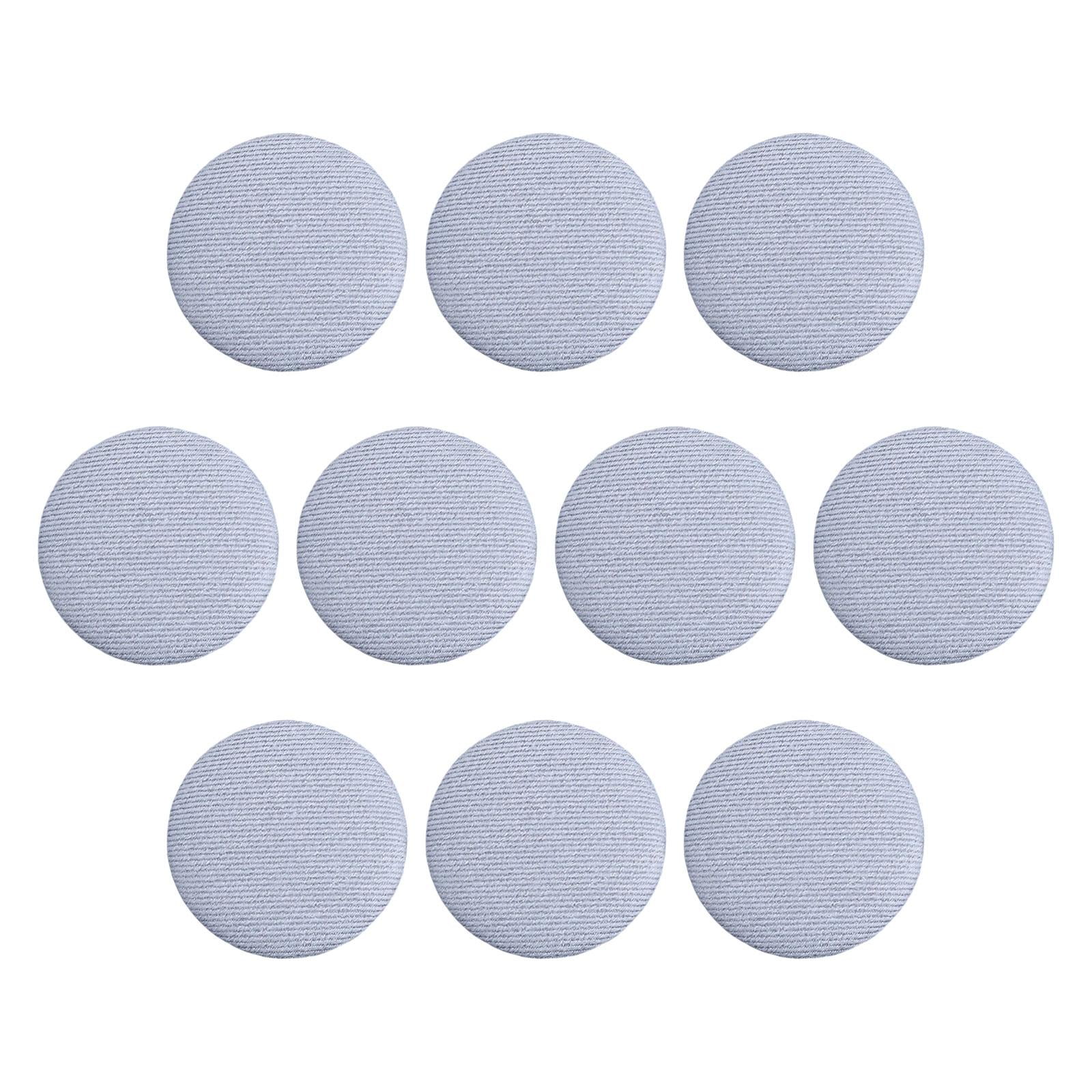 HOMYL 10 fabric covered buttons, shank buttons, crafts, 23mm round ...