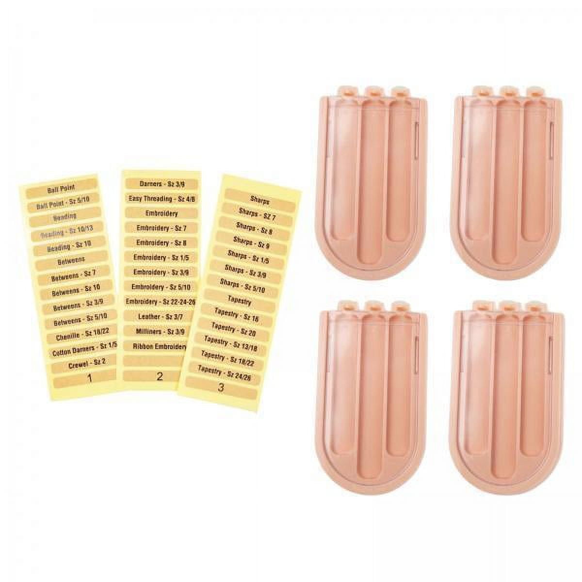 HOMYL 2x4 Pieces Sewing Storage Box Three Grid Storage Case Crafts ...