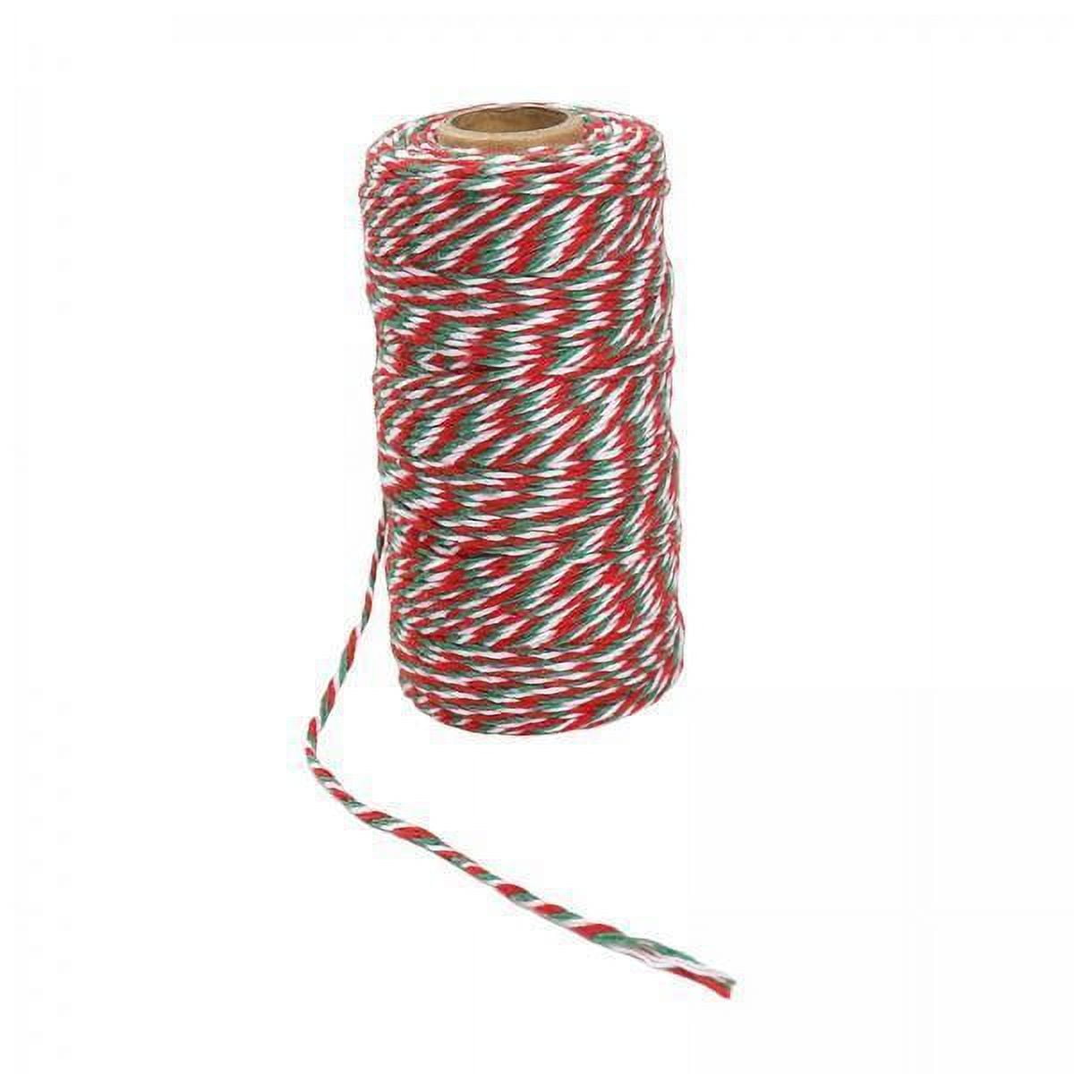HOMYL 2xChristmas Twine Durable Rope Craft Twine Rope Coloured Twine ...
