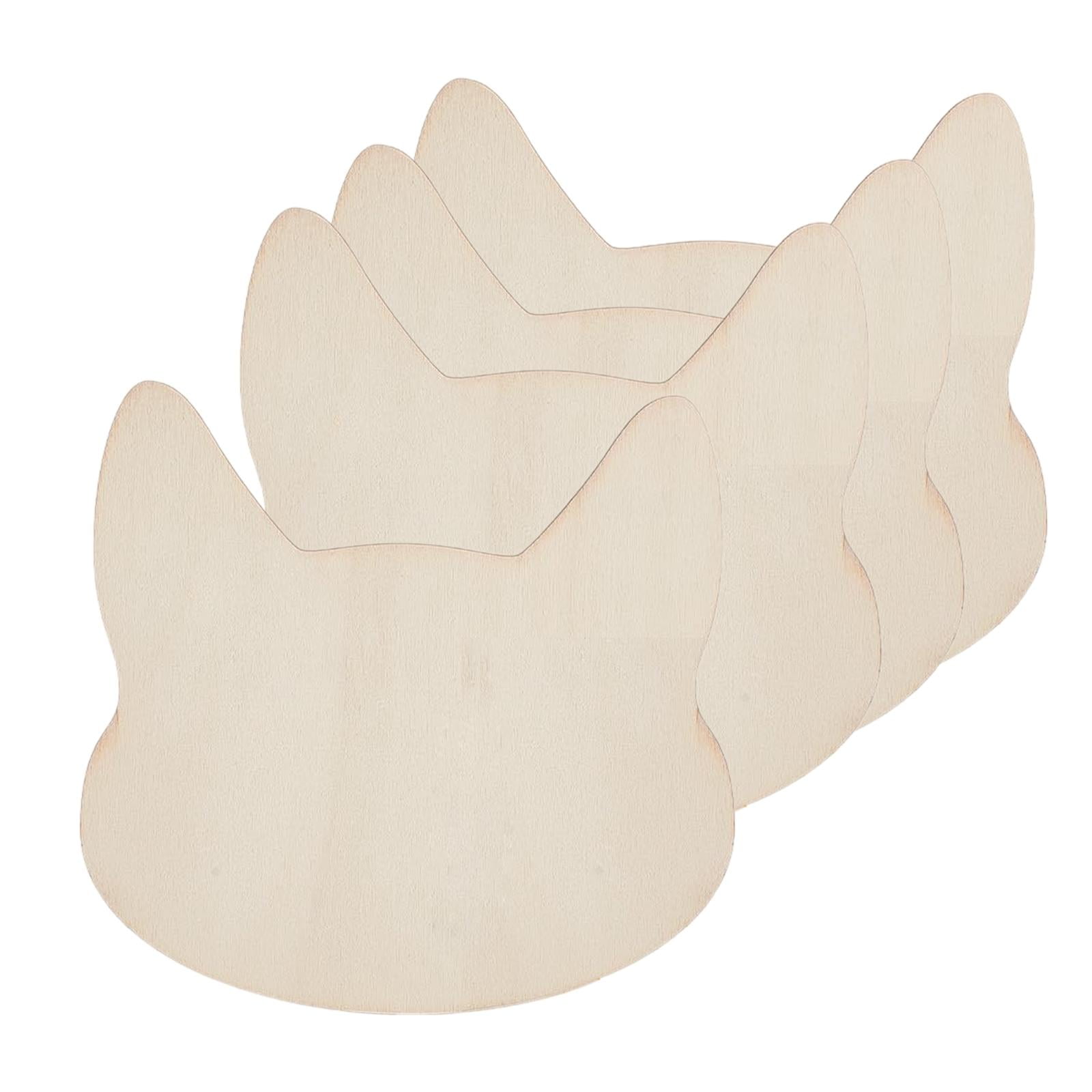 HOMYL 4 Pieces Unfinished Wood Pieces Crafts Board for DIY Projects ...