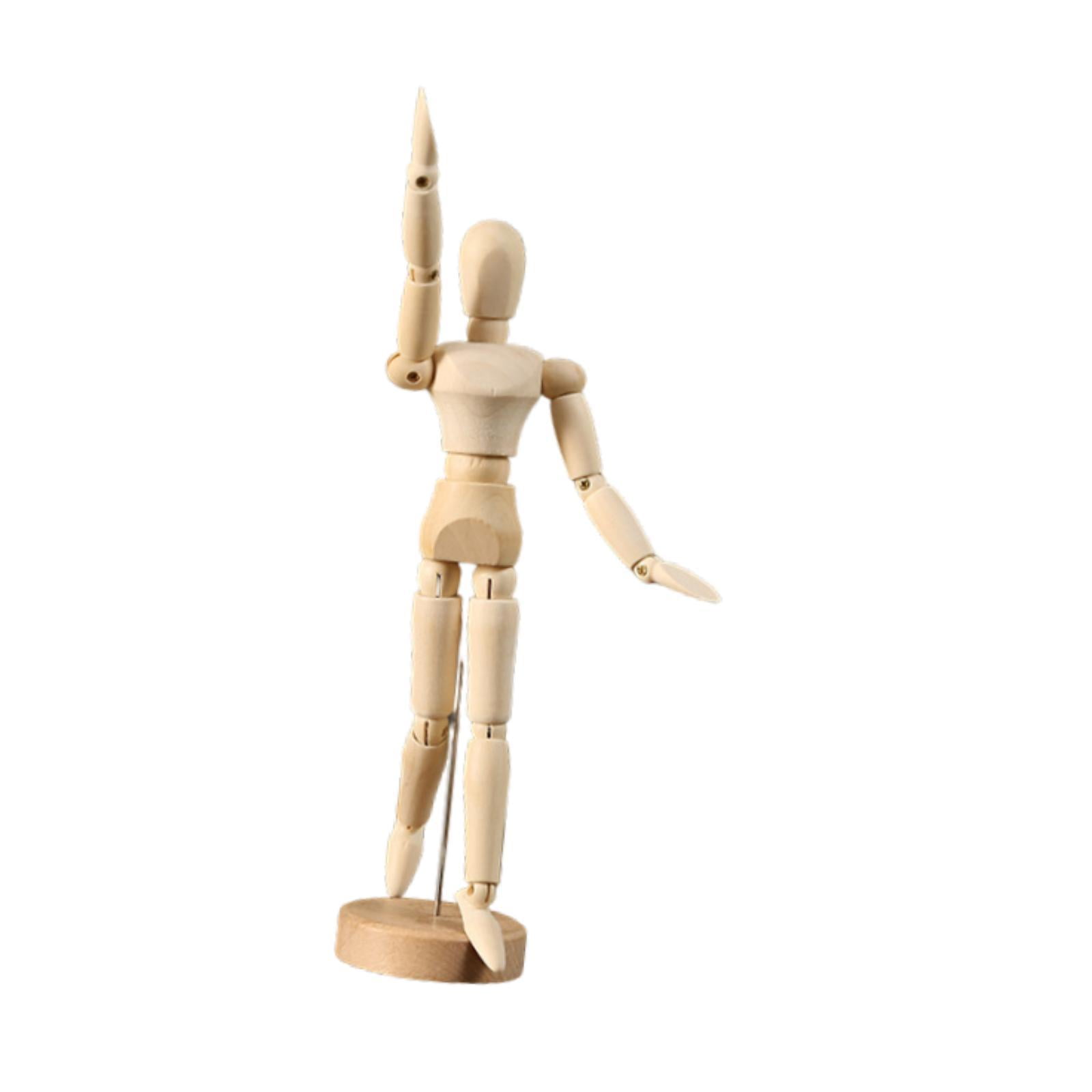 HOMYL Artists Wooden Manikin Puppet Model Wood Male Mannequin for ...