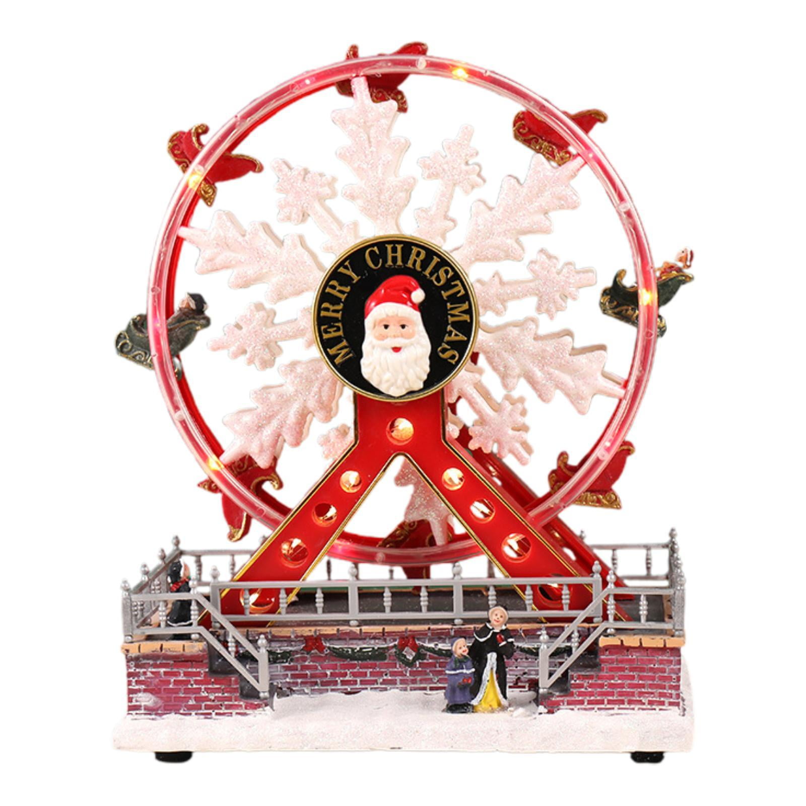 HOMYL Christmas Rotate Wheel Carnival Rotate Wheel for Living Room ...