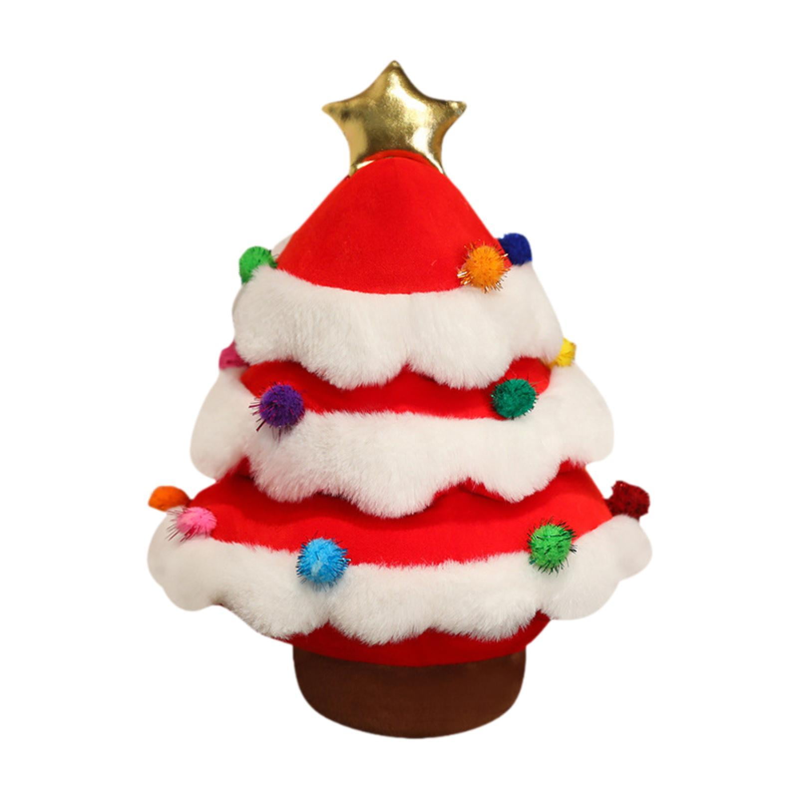 HOMYL Christmas Tree Plushie Christmas Tree Stuffed Toy Collectible ...