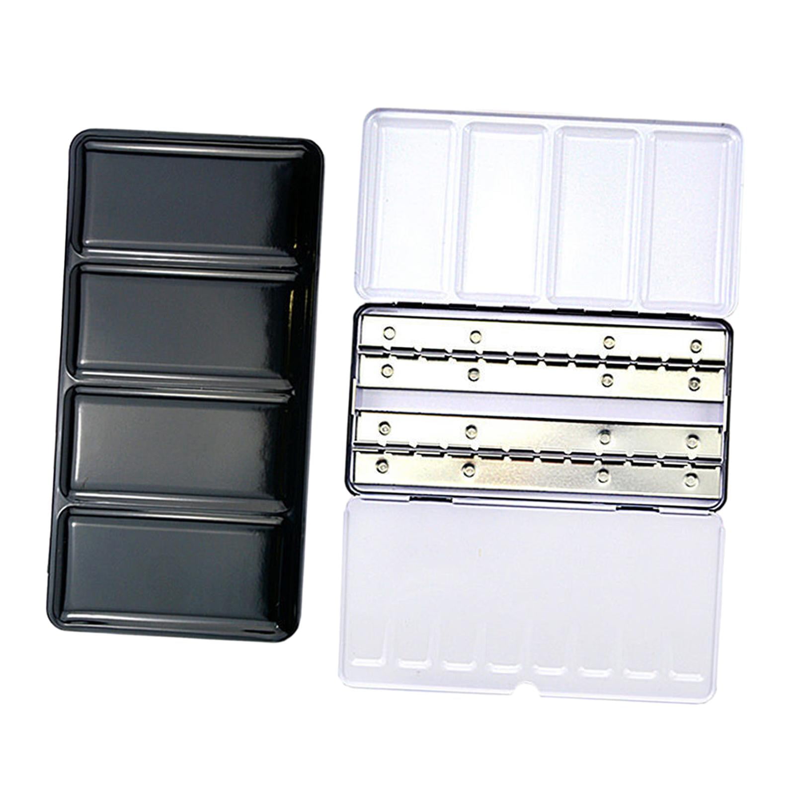 HOMYL Empty Watercolor Palette Compact Travel Metal Paint Box for ...