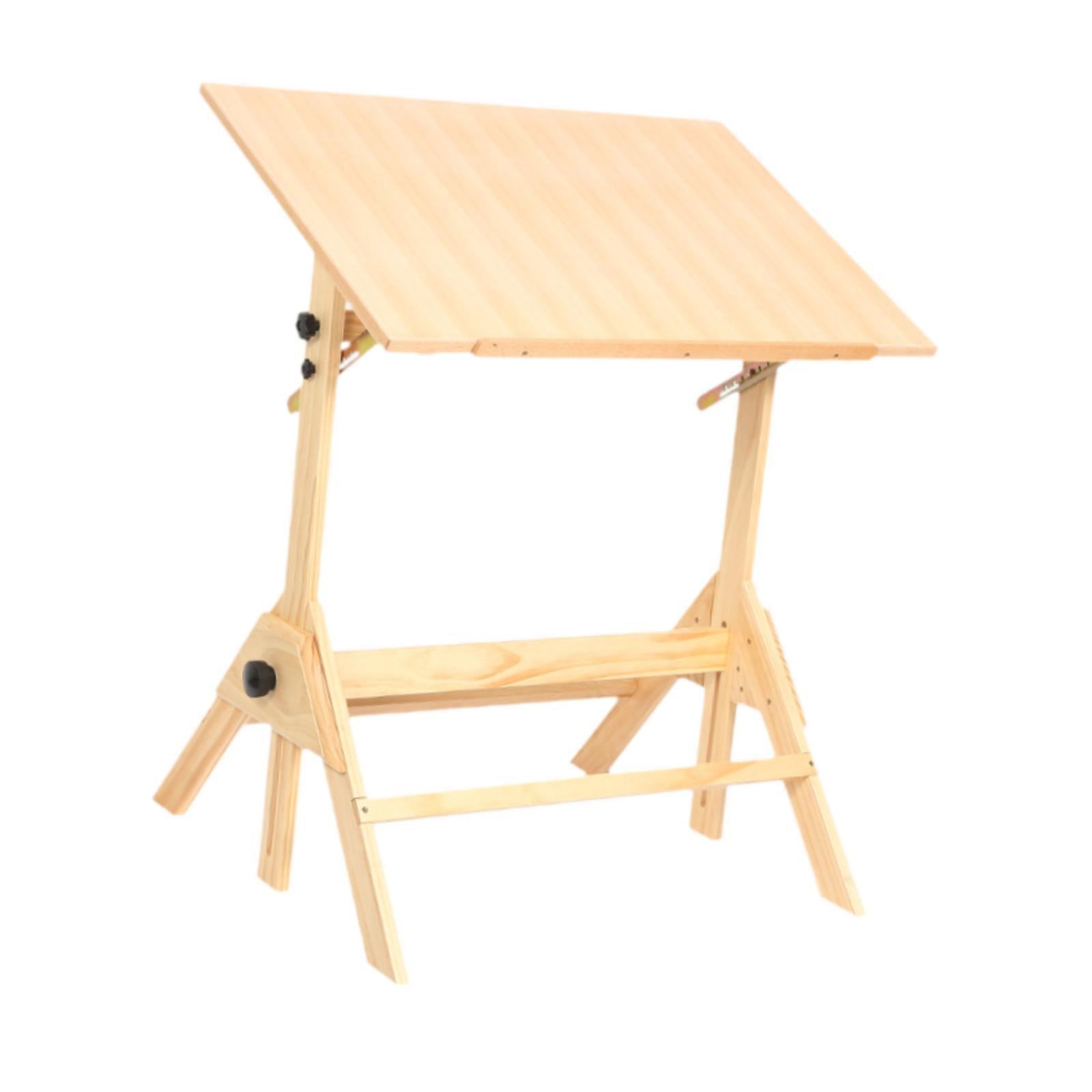HOMYL Wooden Drafting Table Portable Wood Drawing Desk Sketching Table ...
