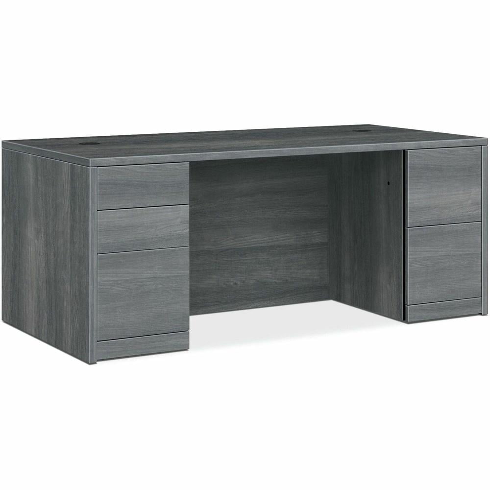 HON 0500 Series Sterling Ash Laminate Desking - 60" x 30"29.5" - 5 x ...