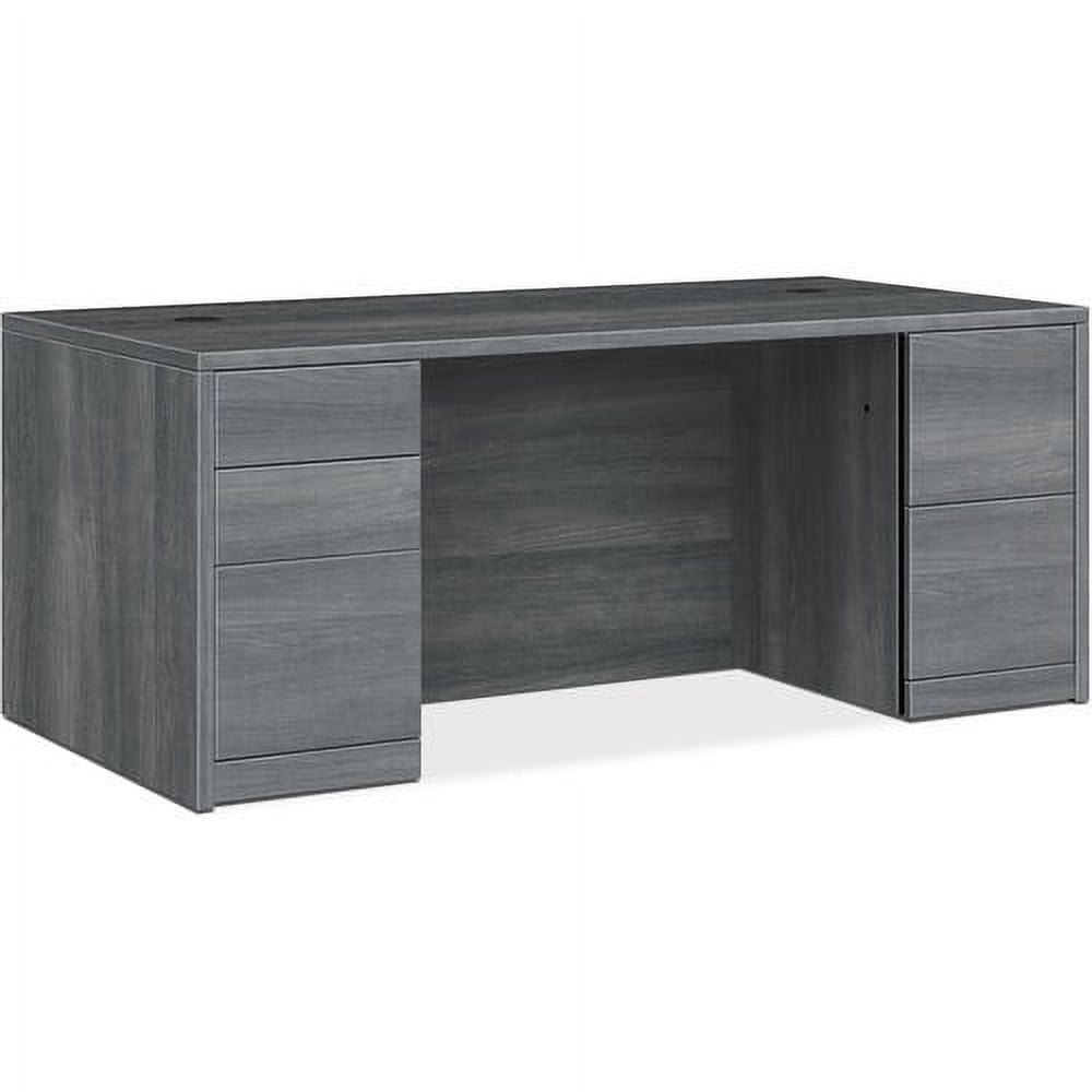 HON 10500 Series Double-Pedestal Desk 72" x 36" x 29.5" - 3 x File ...