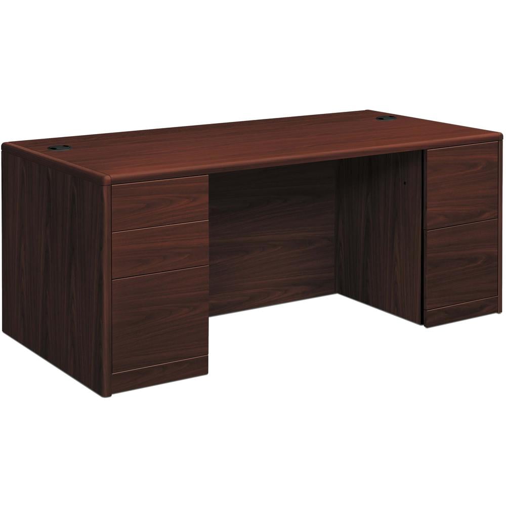 HON 10700 Series Double-Pedestal Desk - Walmart.com