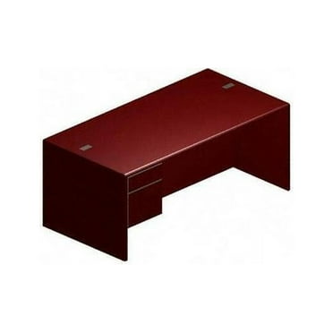 HON 10700 Series Cognac Laminate Left-pedestal Credenza - Walmart.com