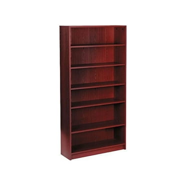 HON 1877C 1870 Series Bookcase, 6 Shelves, 36w x 11-1/2d x 84h, Harvest ...