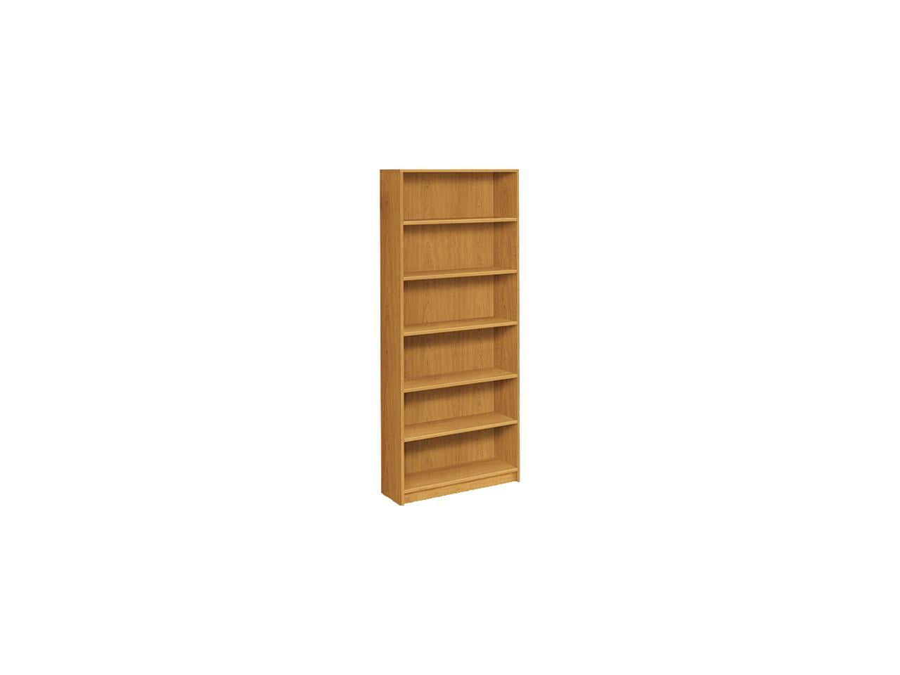 HON 1877C 1870 Series Bookcase, 6 Shelves, 36w x 11-1/2d x 84h, Harvest ...