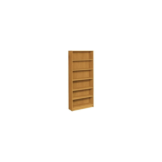 HON 1877C 1870 Series Bookcase, 6 Shelves, 36w x 11-1/2d x 84h, Harvest ...