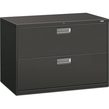 HON 2 Drawers Vertical Lockable Filing Cabinet, Brown - Walmart.com