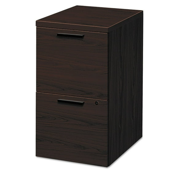 HON 2 Drawers Vertical Lockable Filing Cabinet, Brown - Walmart.com