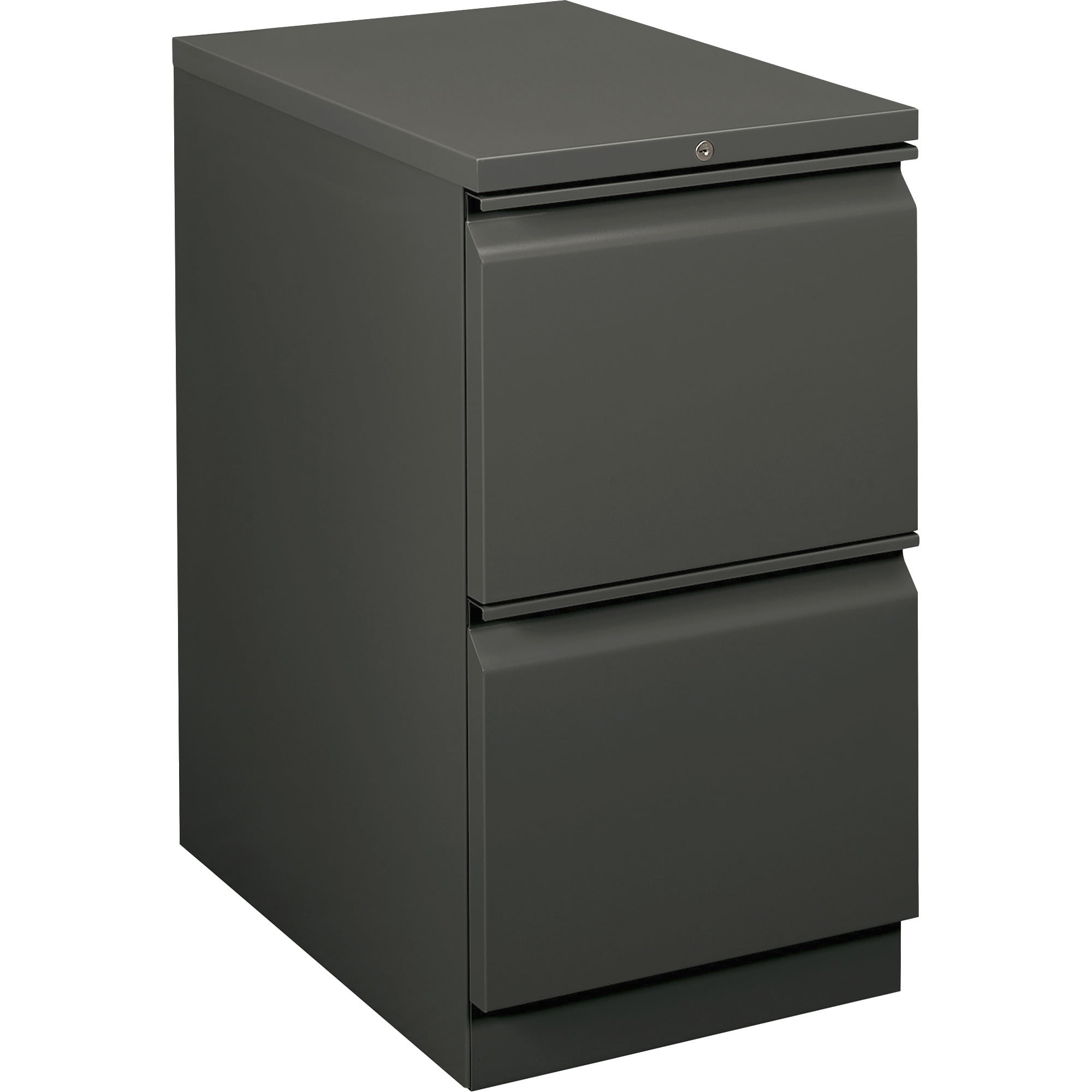 HON 2 Drawers Vertical Lockable Filing Cabinet, Charcoal - Walmart.com