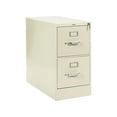 HON 2 Drawers Vertical Lockable Filing Cabinet, Putty - Walmart.com
