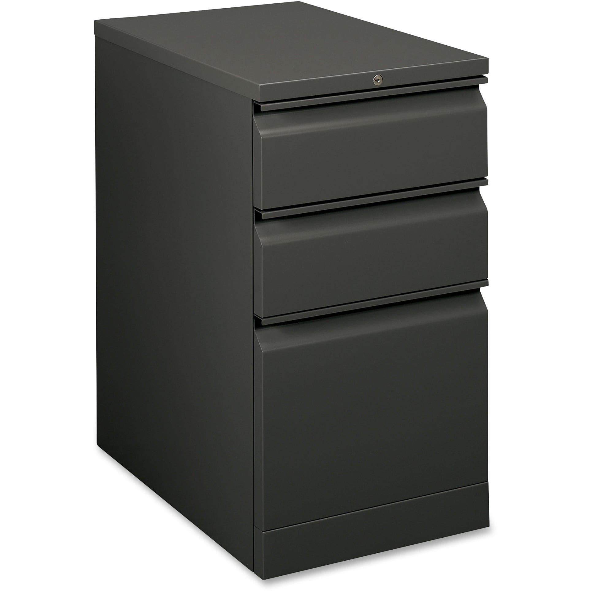 HON 3 Drawers Vertical Lockable Filing Cabinet, Charcoal - Walmart.com