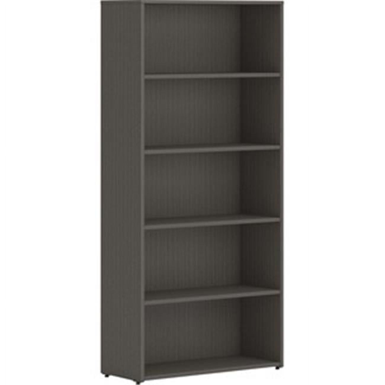 HON 30 x 65 in. 5-Shelf Bookcase, Slate Teak - Walmart.com