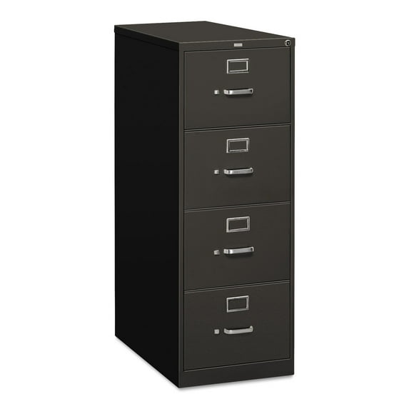 HON 4 Drawers Vertical Lockable Filing Cabinet, Charcoal - Walmart.com