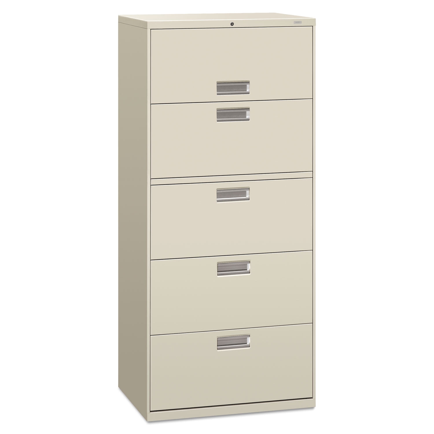 HON 5 Drawers Lateral Lockable Filing Cabinet, Gray - Walmart.com