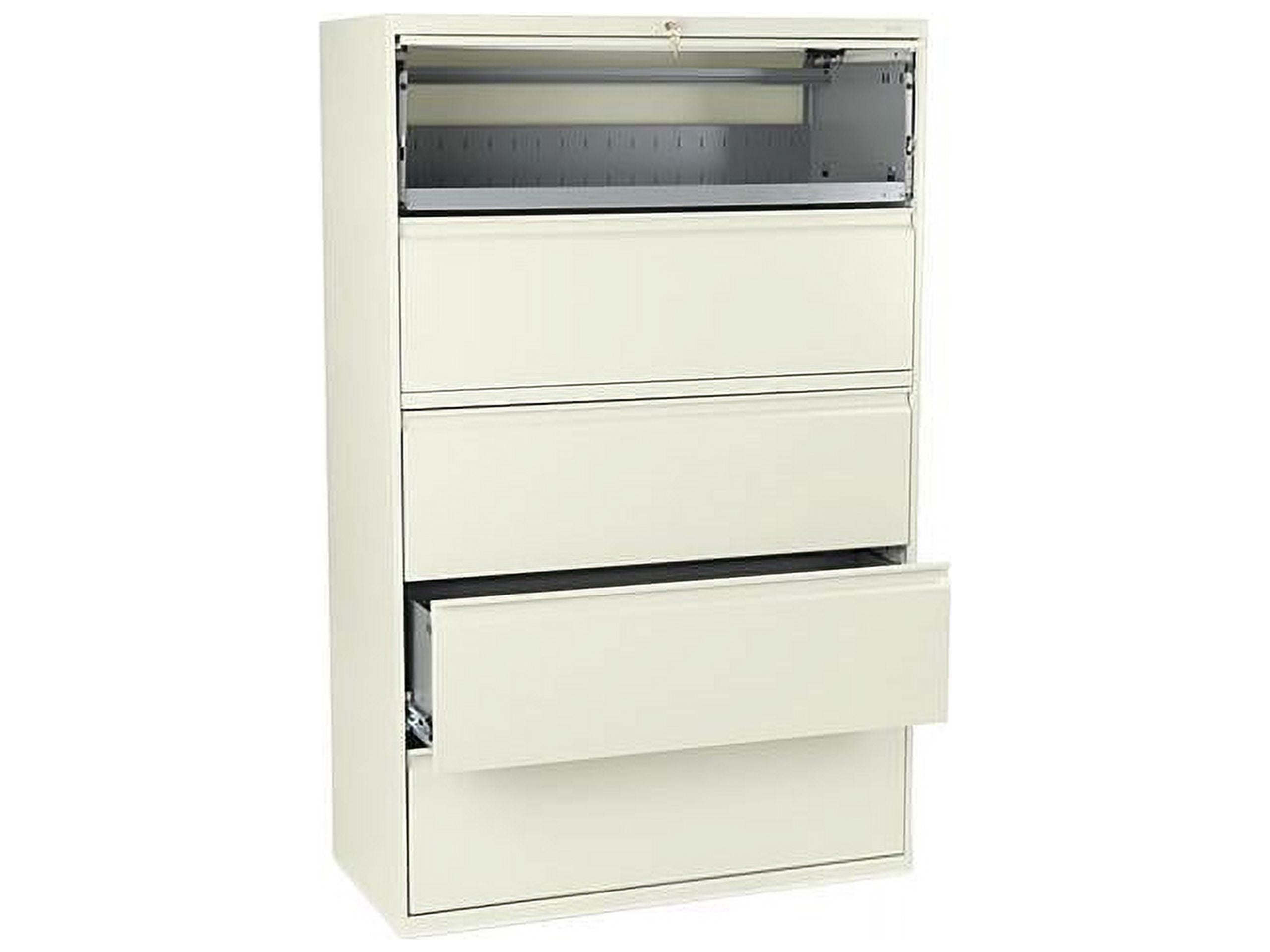 HON 5 Drawers Lateral Lockable Filing Cabinet, Putty - Walmart.com