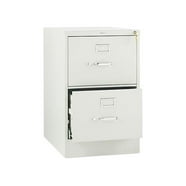 HON 2 Drawers Vertical Lockable Filing Cabinet, Putty - Walmart.com