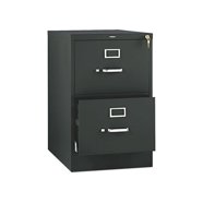 HON 2 Drawers Vertical Lockable Filing Cabinet, Gray - Walmart.com
