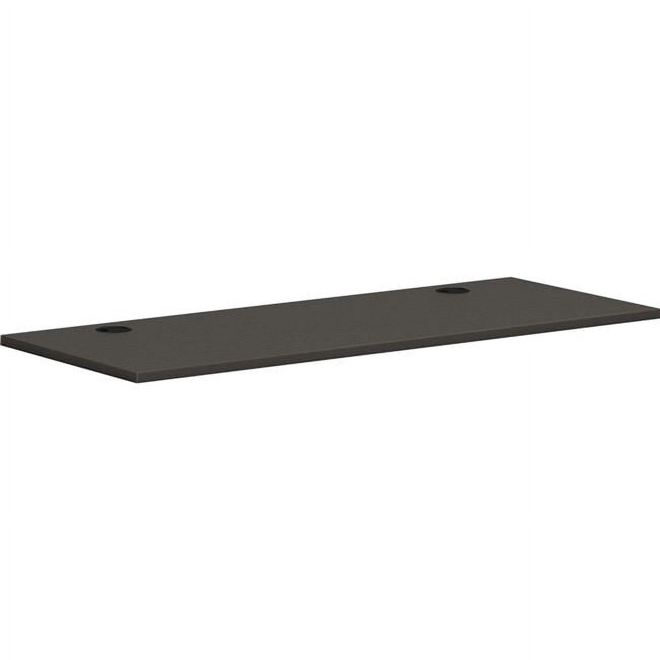 HON 60 in. Rectangle Worksurface, Slate Teak - Walmart.com
