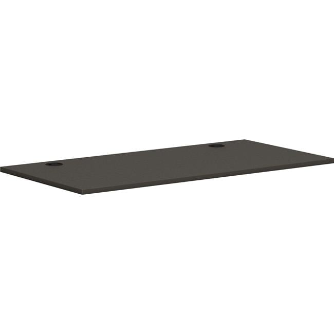 HON 60 in. Rectangle Worksurface, Slate Teak - Walmart.com