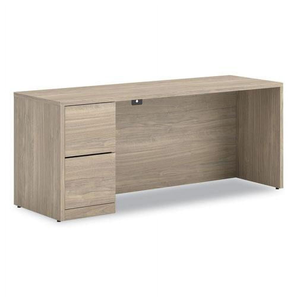 HON 72 x 24 x 29.5 in. 10500 Series Full-height Left Pedestal Credenza ...