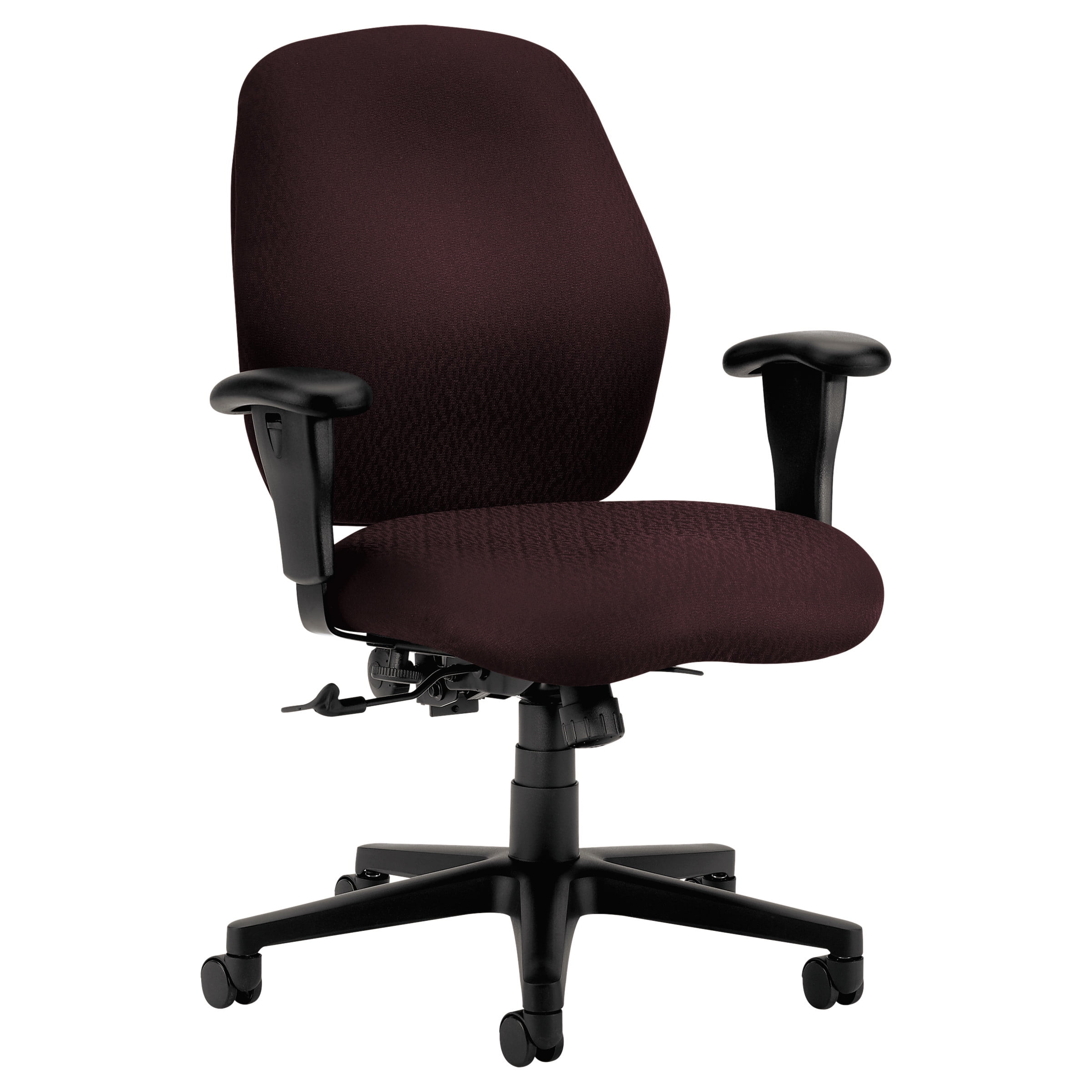 HON 7800 Series Mid-Back Task Chair, Tectonic Wine - Walmart.com