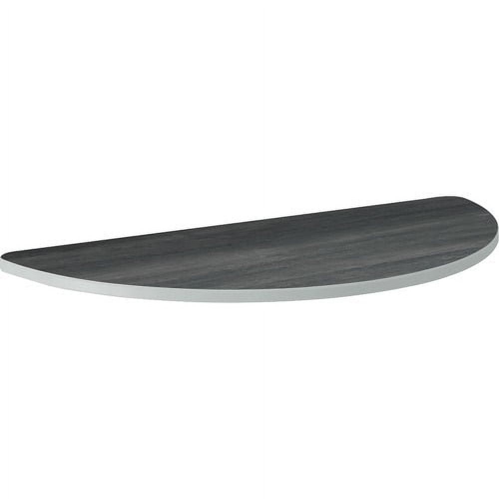 HON Build Half Round Table 60" x 30" x 35" , 1.1" Work Surface ...