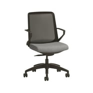HON Volt Armless Task Stool Chair with Rolling Base and Office Desk ...