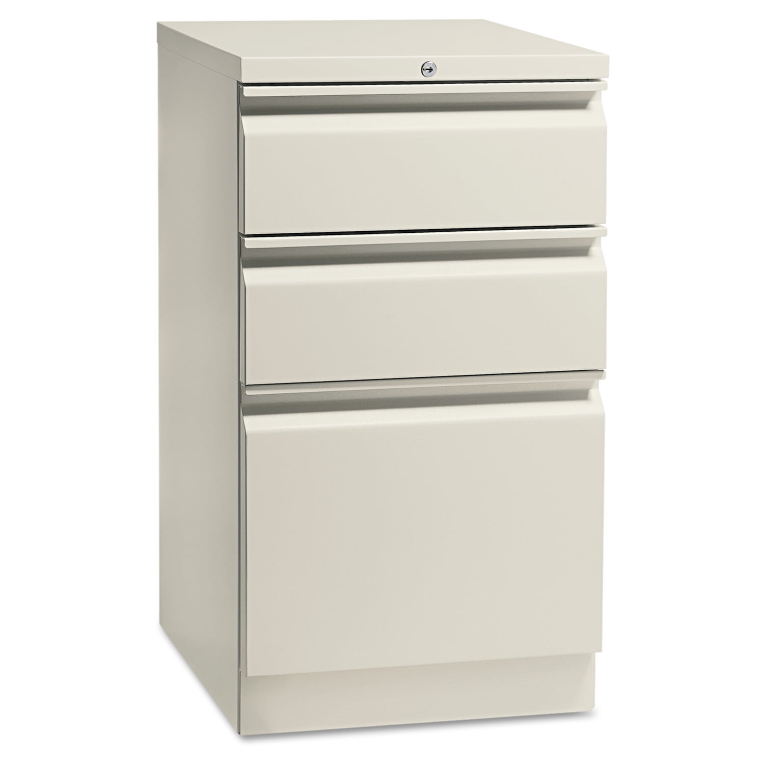 HON Flagship Mobile Box/Box/File Pedestal, Full Radius Pull, 19-7/8d ...