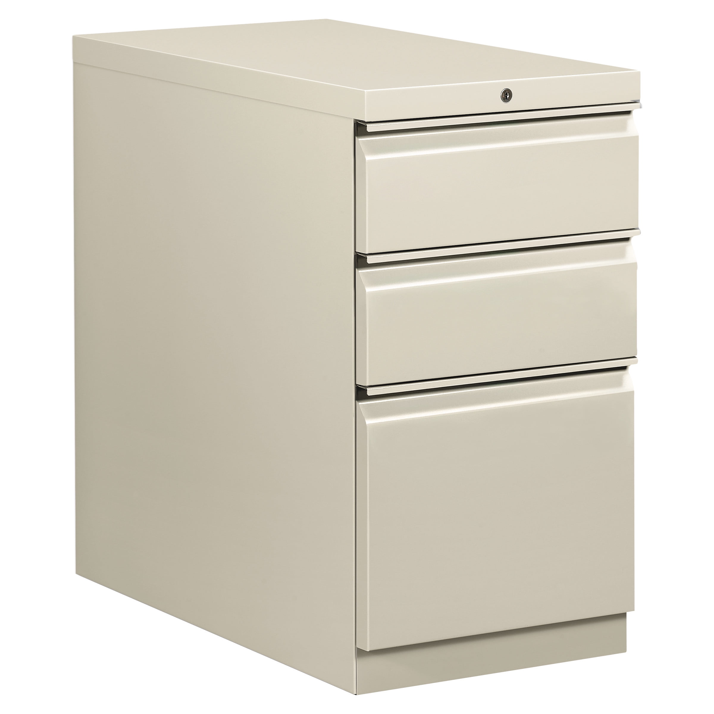 HON Flagship Mobile Box/Box/File Pedestal, Full Radius Pull, 28-7/8d ...